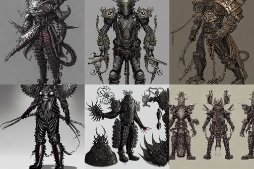 axolotl, detailed intricate ornate armour, by Nebezial!!!, iride ...
