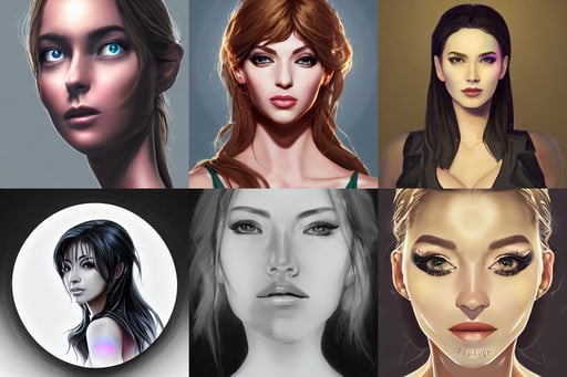 perfectly-centered-Portrait of the most beautiful woman on the p ...