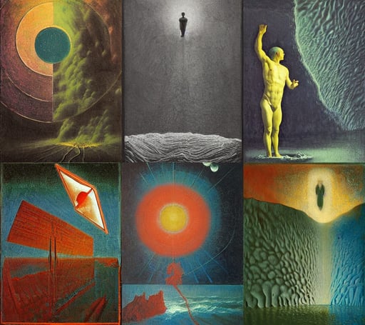 bright liminal space photo with smooth water, digital art, gusta ...