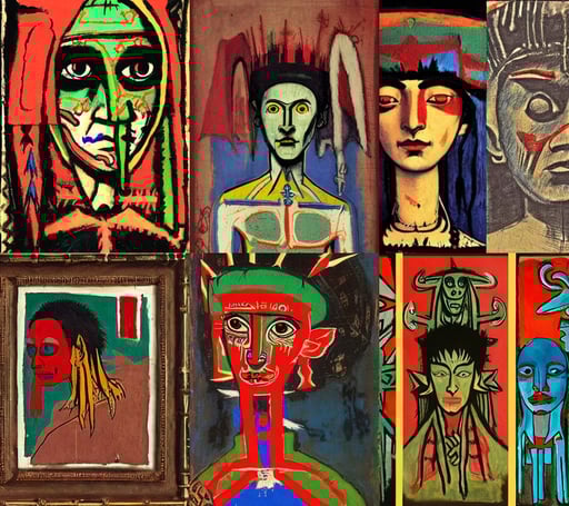 undead aztec elf portrait, art by Leonardo Da Vinci, art by Jean ...