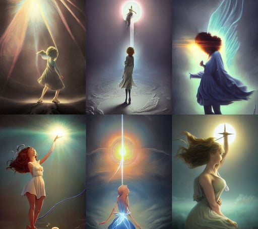 angelic lady, girl by Artgerm, Little Witch Academia illustratio ...