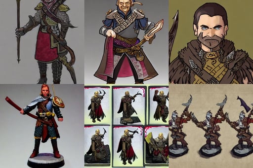 dnd npc smirking corrupt order guard - Arthub.ai