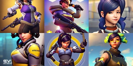 poster!! ( overwatch ) beautiful new female character for overwa ...