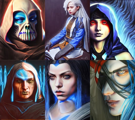 breathtaking detailed concept art painting of a sith lord michel ...