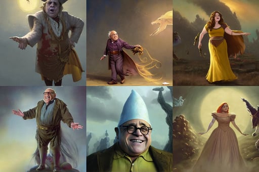 Movie still of danny devito as a disney princess, award - winnin ...