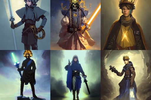 baroque oil painting anime key visual character full body portra ...