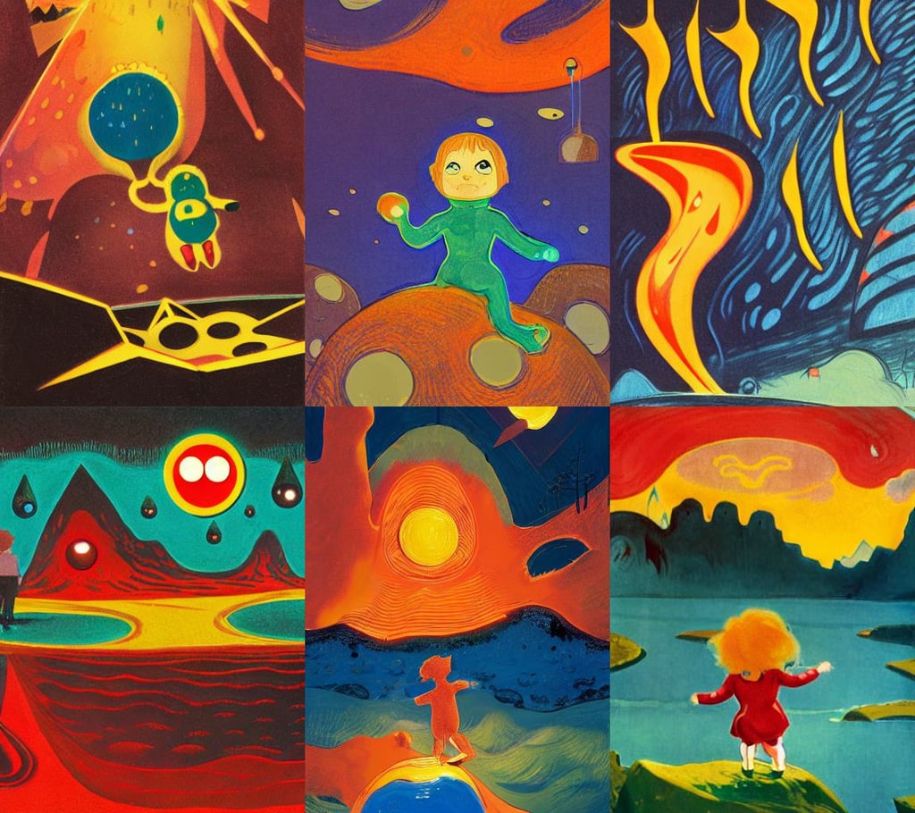 Very Cute Illustration For A Children s Book Glowing Pools Of L Very Cute Illustration For A Children s Book Glowing Pools Of L