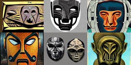 rock mask design, art by isaac asimov and h. g. wells - Arthub.ai
