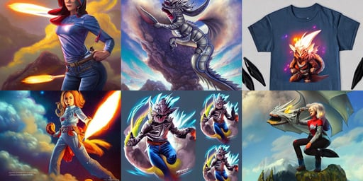 a ( silver dragon ) wearing jetpack shooting fire beam into the ...