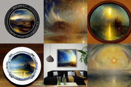 science fiction plating decal, art by Joseph-mallord William Tur ...