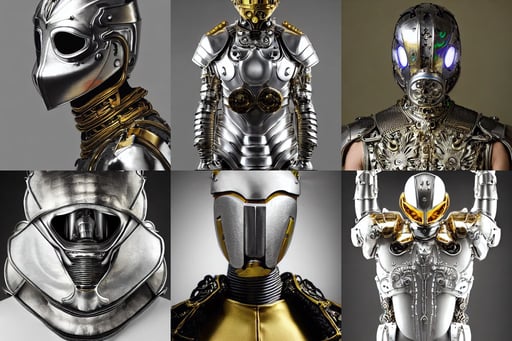 portrait of epic anthropomorphic conceptual cyborg neon armor, s ...