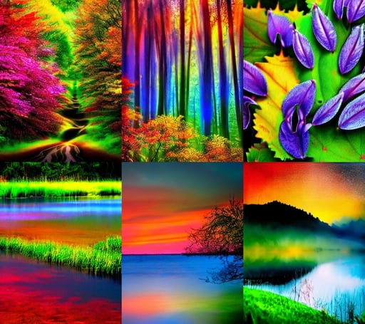 A beautiful picture of nature's colors - Arthub.ai
