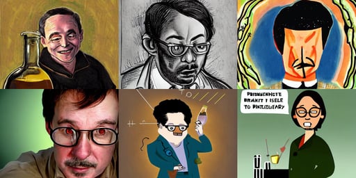 portrait of the drunken biologist - Arthub.ai