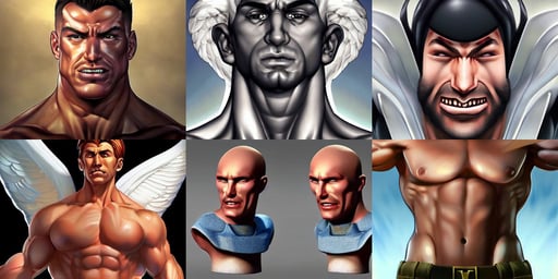 character portrait of a muscular male angel, art by artgerm and ...